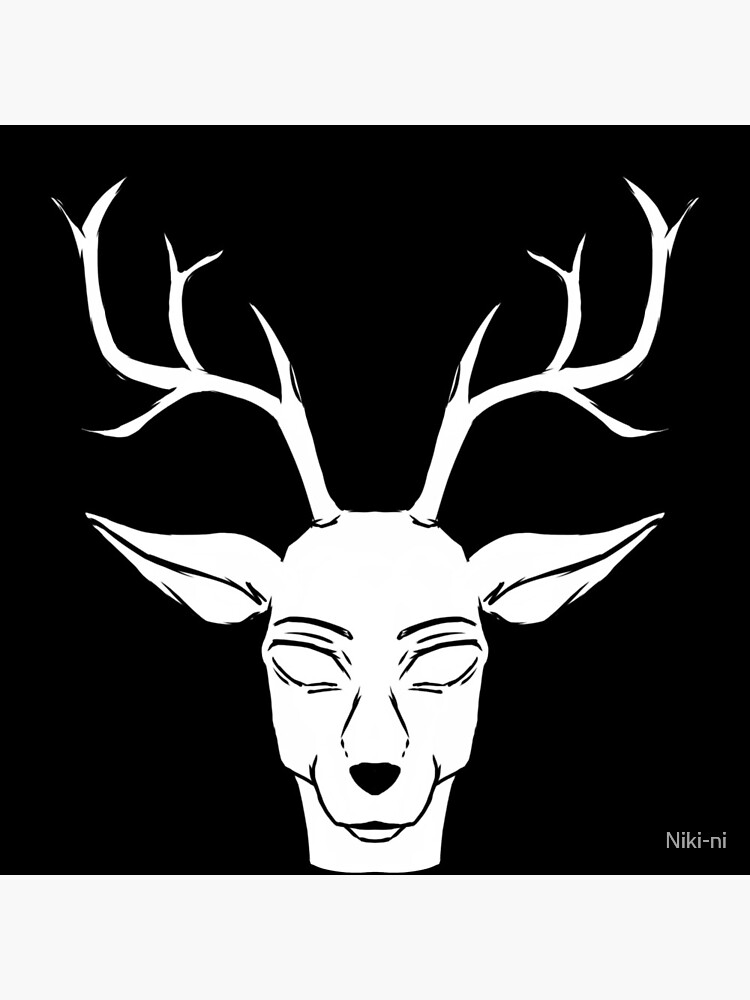 "Beastars Louis deer (black bg)" Art Print for Sale by Niki-ni | Redbubble