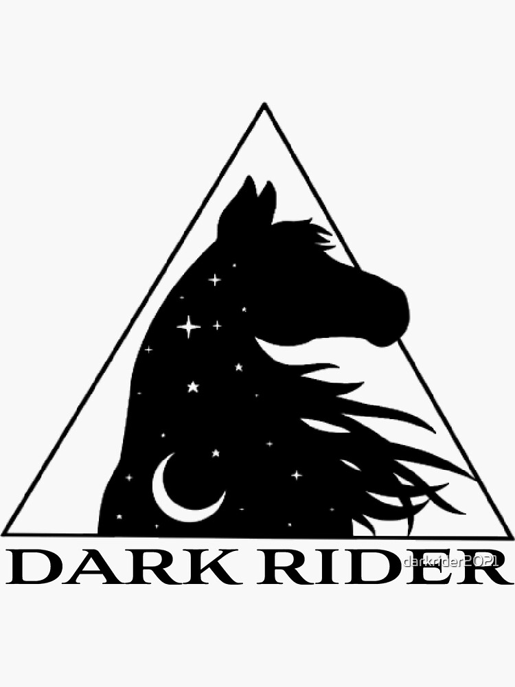 "Dark Rider Logo" Sticker for Sale by darkrider2021 | Redbubble