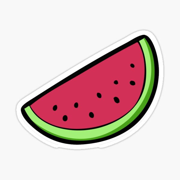 "Watermelon Fruit" Sticker for Sale by GhostIV | Redbubble