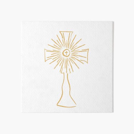 "Monstrance" Art Board Print for Sale by Abbyifyouwill | Redbubble