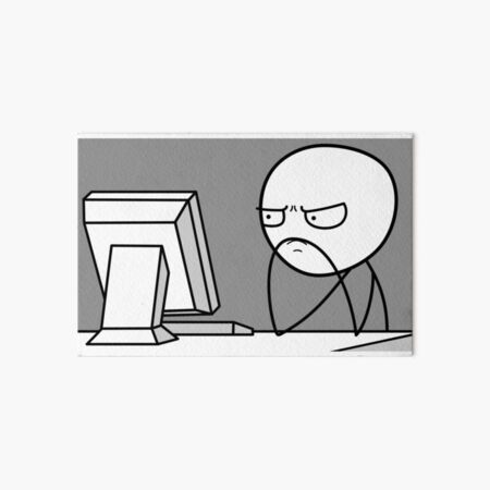 "computer guy meme" Art Board Print for Sale by Yahya321 | Redbubble