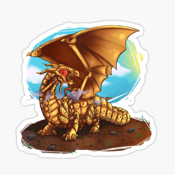 "Festus the Dragon" Sticker for Sale by SaintNightshade | Redbubble