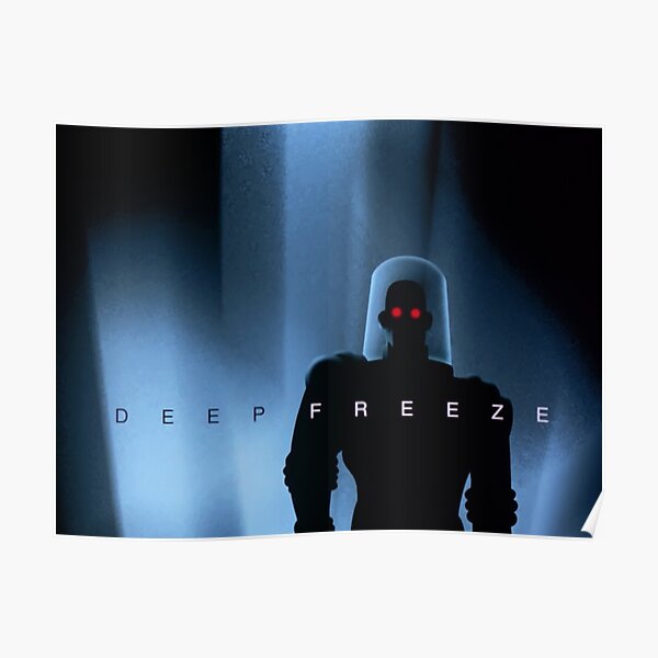 "Deep Freeze BTAS Title Card" Poster by JackrSpinella | Redbubble