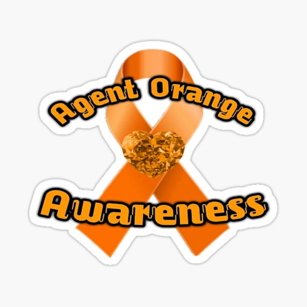 "Please help support Agent Orange Awareness." Sticker for Sale by ...