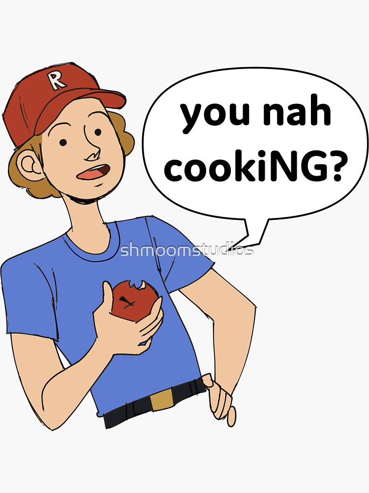 "G.I. Joe - You Nah Cooking" Sticker for Sale by intraloup | Redbubble