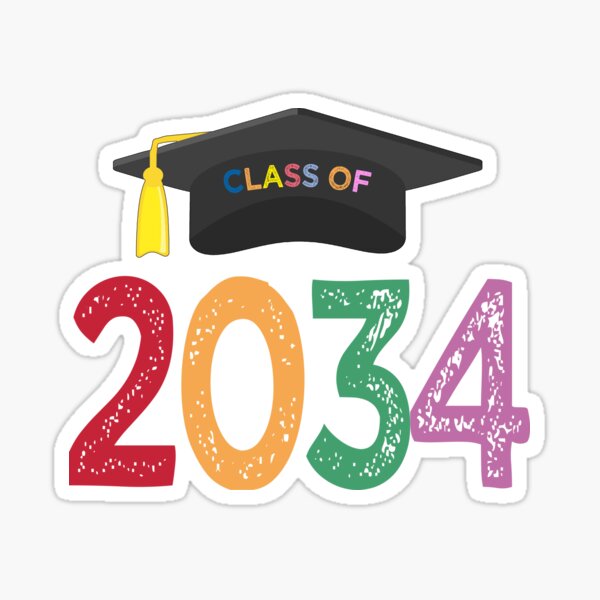 "Class of 2034 Grow With Me Handprint On Back Pre-K Boy Girl colorful ...