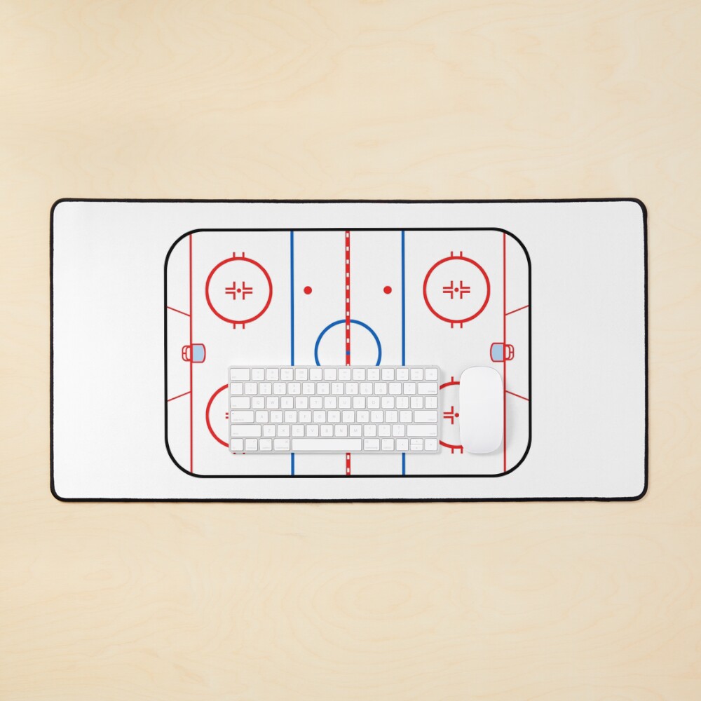 " Ice Rink Diagram Hockey Game Companion" Poster for Sale by Garaga ...
