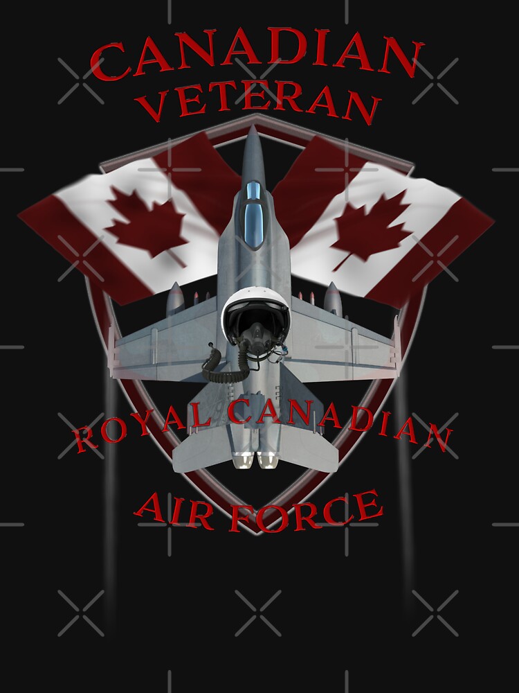 " Canadian Military: Veteran Air Force" T-shirt for Sale by Davidpy ...