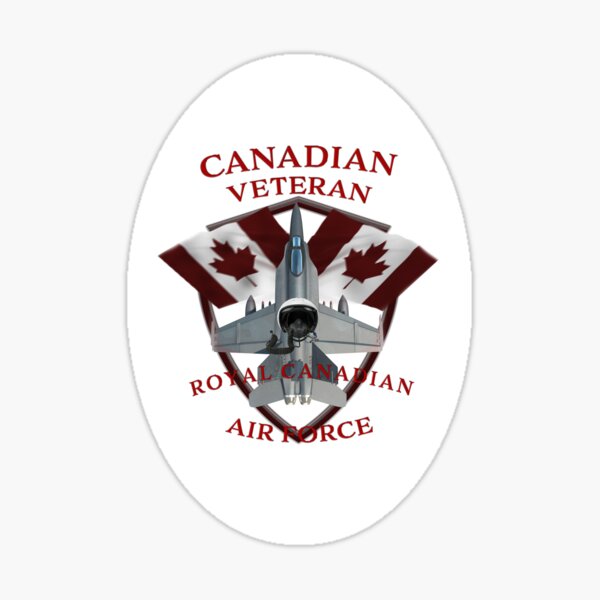 " Canadian Military: Veteran Air Force" Sticker for Sale by Davidpy ...