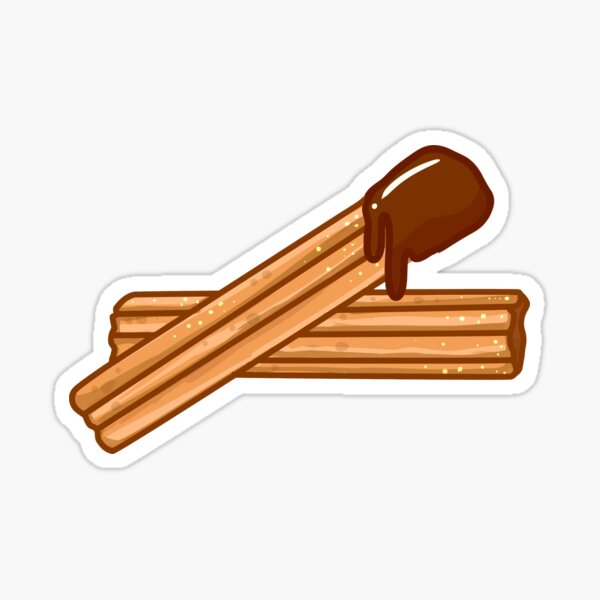 "Churros" Sticker for Sale by AndreaS-Designs | Redbubble