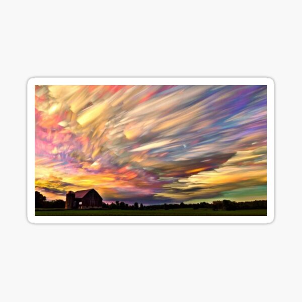 "Rainbow Clouds" Sticker for Sale by Baeless | Redbubble