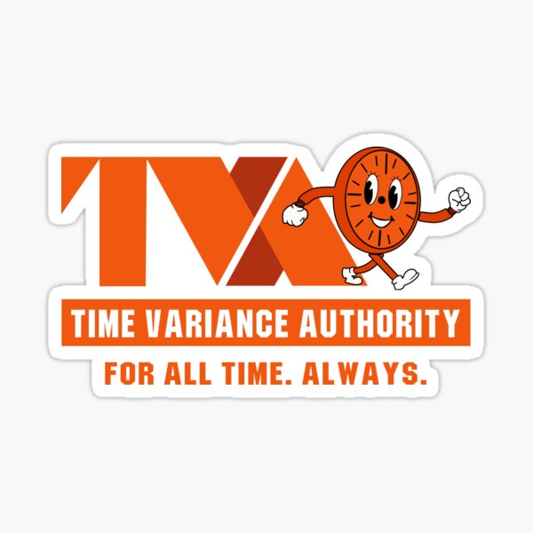 "TVA Time Variance Authority Miss Minutes" Sticker for Sale by alhern67 ...