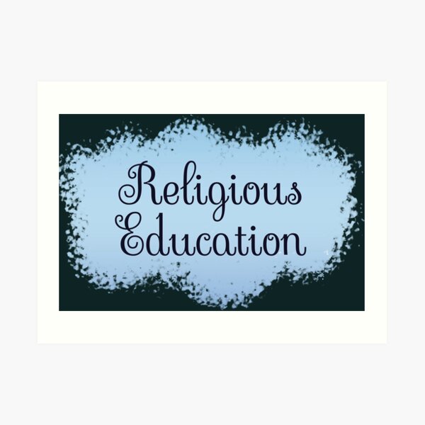 "Religious Education School Subject Label - Swamp" Art Print by ...