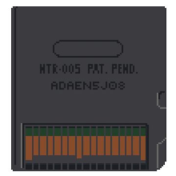 "Pixel DS Cartridge" Sticker for Sale by rachxt | Redbubble