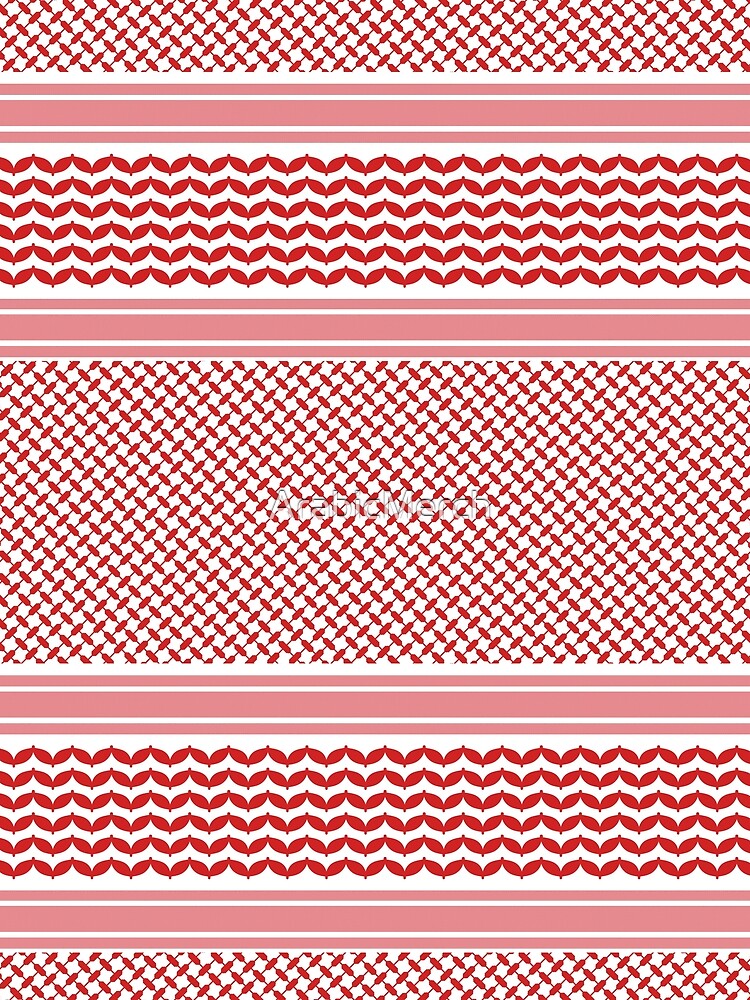 "Jordanian Shemagh Design" Scarf for Sale by ArabicMerch | Redbubble