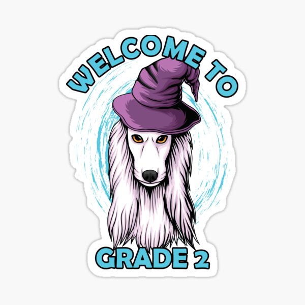 "Welcome To grade 2" Sticker for Sale by Gaelashirts | Redbubble