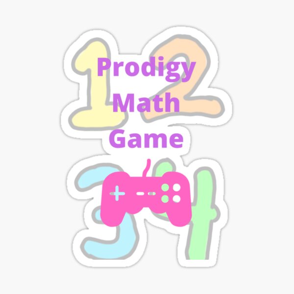 "Prodigy Math Game" Sticker for Sale by SunflowerKween | Redbubble