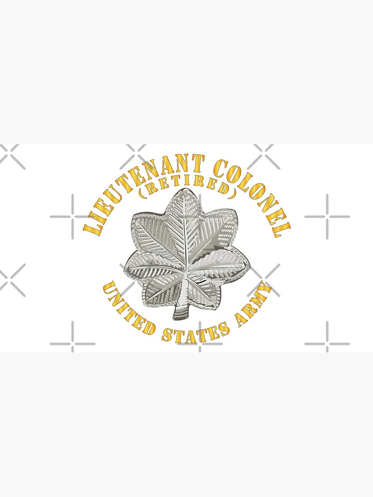 "Army - Lieutenant Colonel - LTC - Retired - V1" Cap for Sale by ...