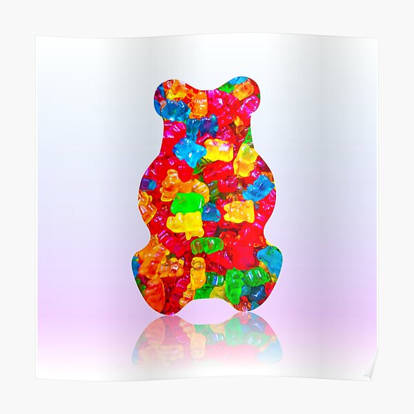 "GUMMY BEAR" Poster by POP-ART-STUDIO | Redbubble