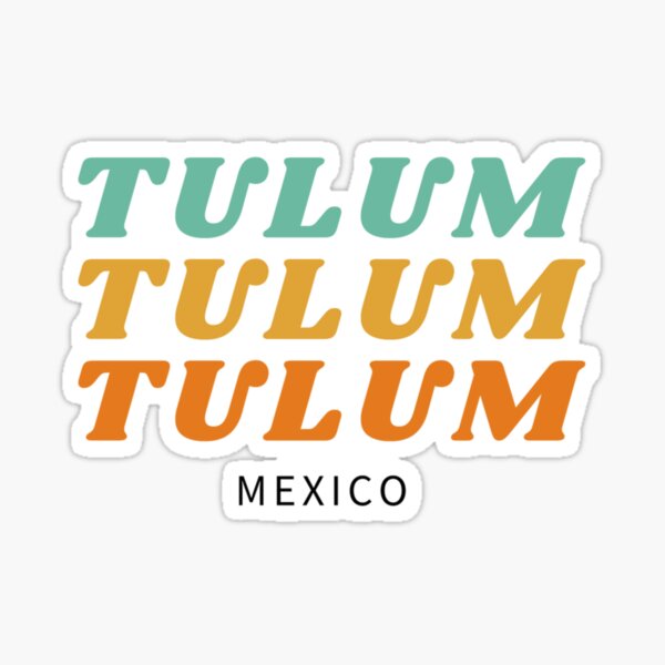 "Tulum mexico rivera maya beach" Sticker by Jeangel97 | Redbubble