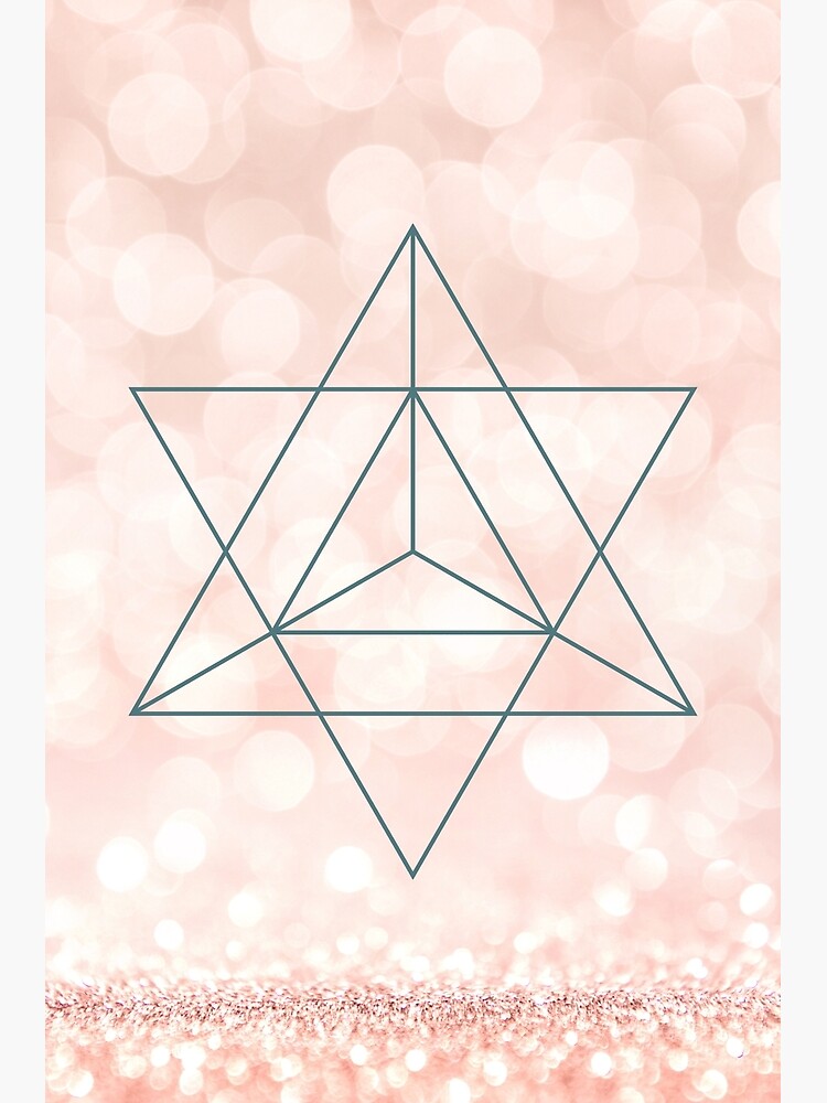 "Rose Gold Sacred Geometry" Poster by Oreo66 | Redbubble