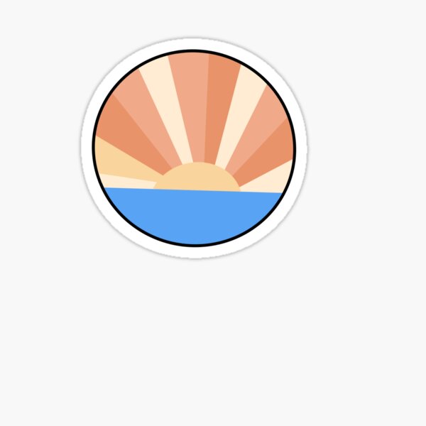 "Sunrise" Sticker by MDEDesign | Redbubble