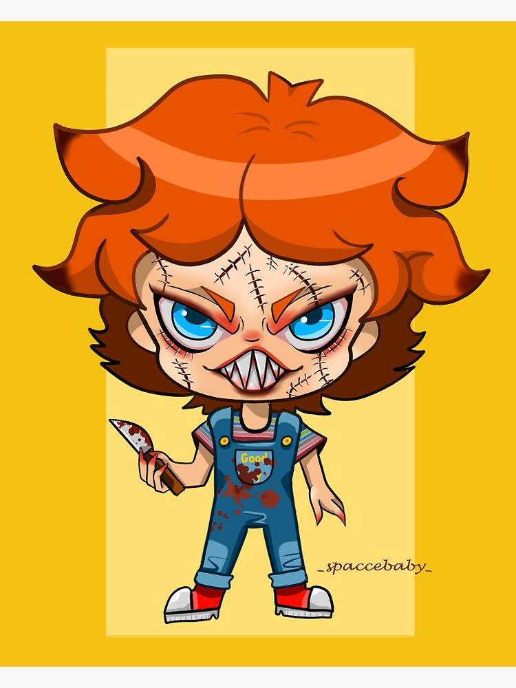 "Cute Chucky" Sticker for Sale by Spaccebaby | Redbubble