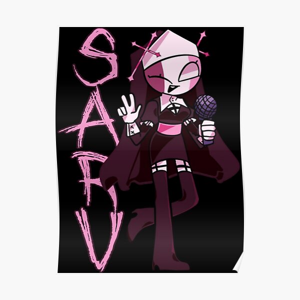 "Fnf sarv Friday Night Funkin" Poster by BethanyBlowers | Redbubble