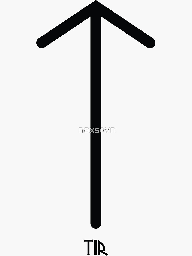 "RUNE TIR B" Sticker for Sale by naxsovn | Redbubble