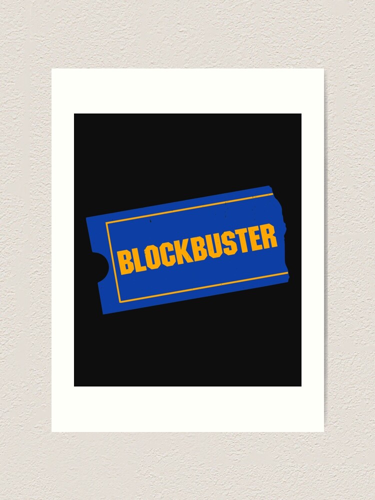 "Blockbuster Video Logo" Art Print for Sale by LinhShop | Redbubble
