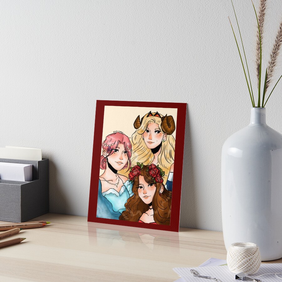 "Hannahxxrose , dream smp all members Cap" Art Board Print for Sale by ...