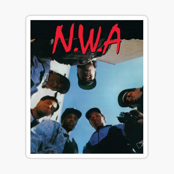 "N.W.A" Sticker for Sale by JamesBenites | Redbubble