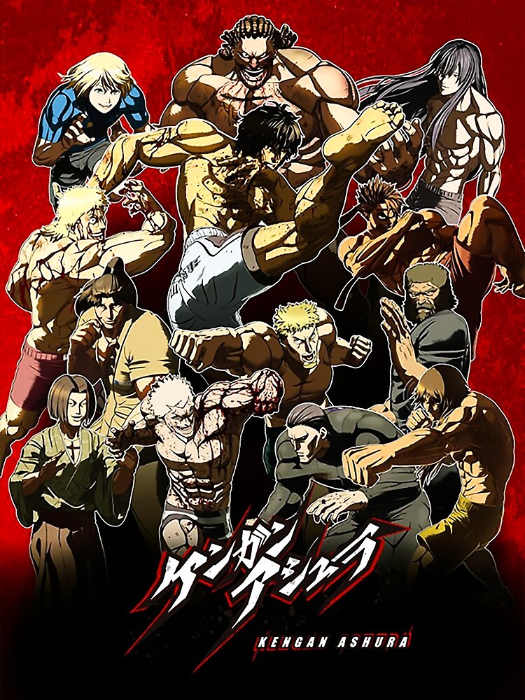 "kengan ashura art" Poster for Sale by bulahzieme | Redbubble