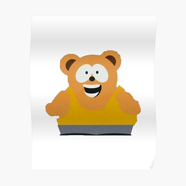 "Cartman Snacky Cakes Bear" Poster by GothLlama | Redbubble