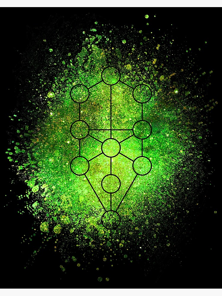 Tree Of Life Gaia Sacred Geometry Premium Matte Vertical Poster sold by ...
