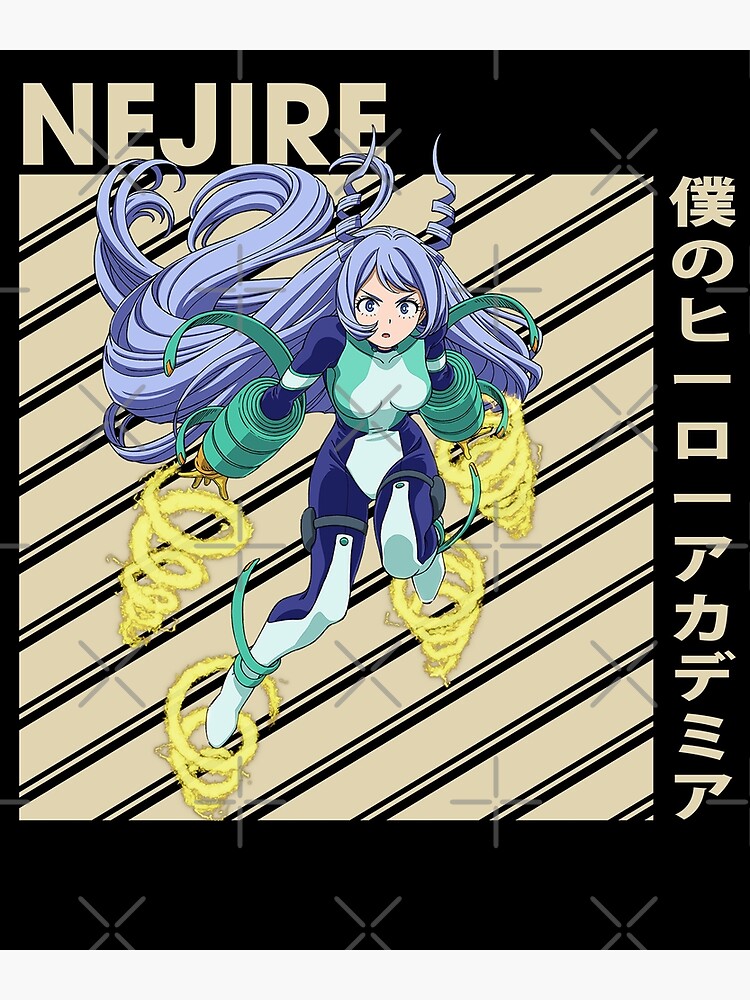 Póster «Diseño gráfico My Hero Art Academia Manga NEJIRE» de RayGloria7 ...