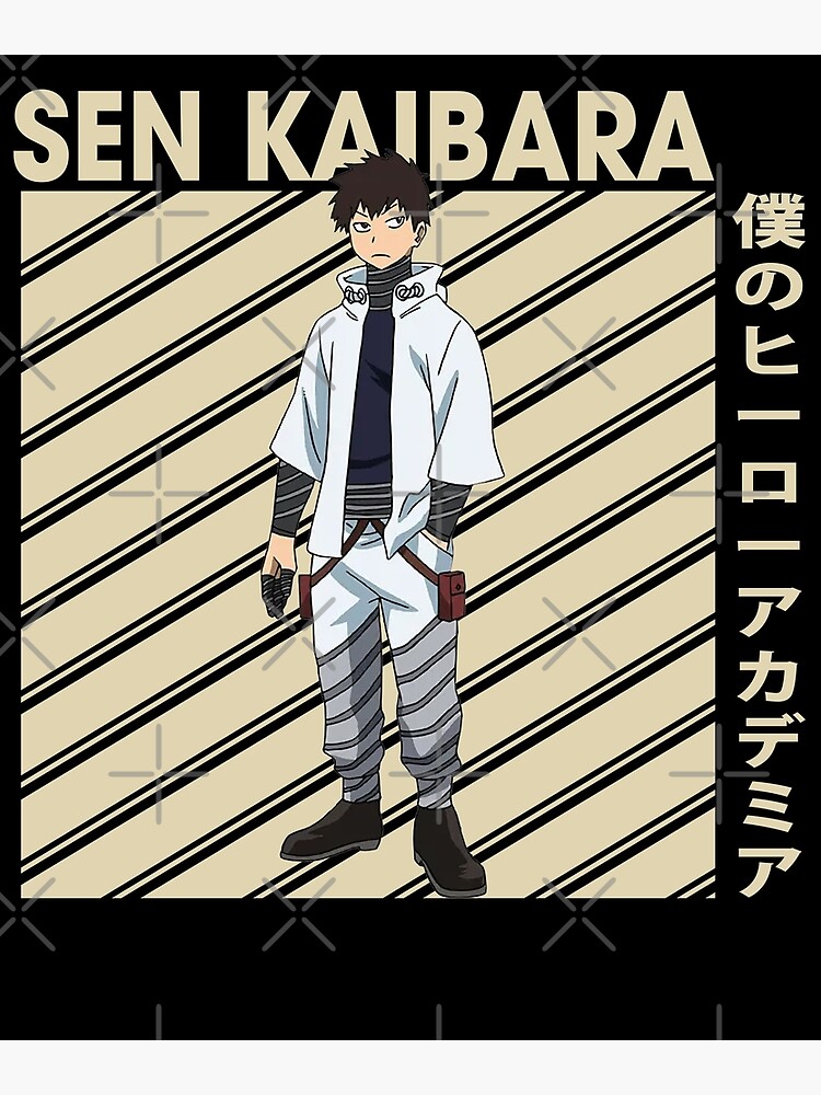 Póster «Gráfico My Hero Art Academia Manga SEN KAIBARA Design» de ...