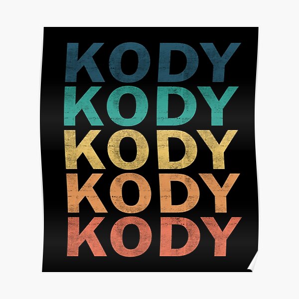 Póster «Camiseta con nombre de Kody - Camiseta con artículo de regalo ...