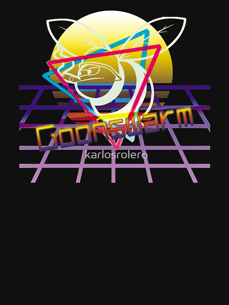 "GoonSwarm Synthwave" T-shirt for Sale by karlosrolero | Redbubble ...