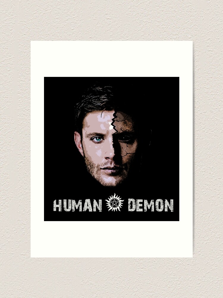 "Human X Demon" Art Print for Sale by tanmarko | Redbubble