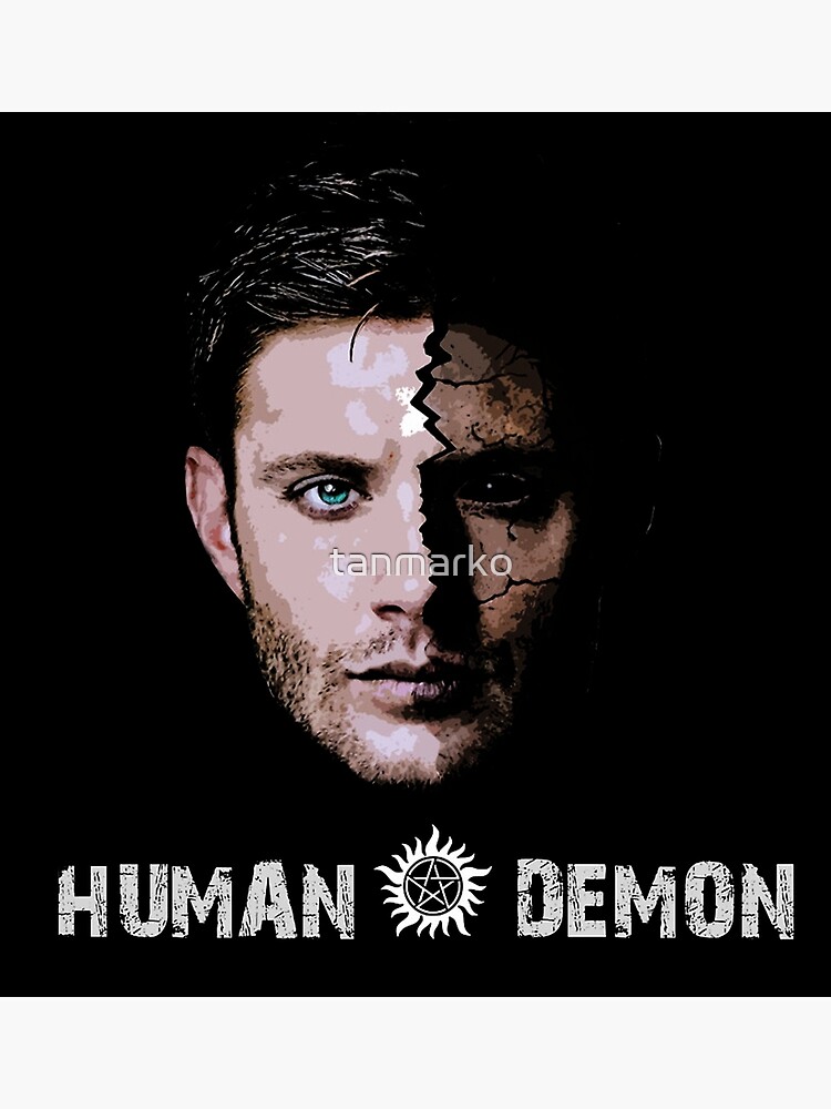"Human X Demon" Art Print for Sale by tanmarko | Redbubble