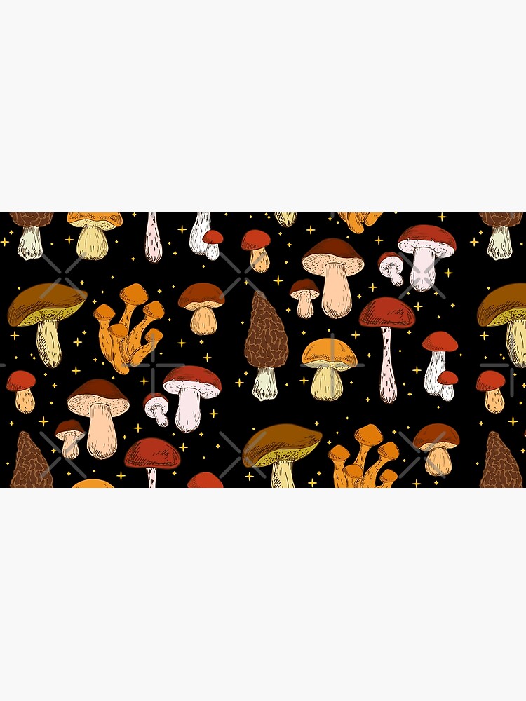 "Mushroom Stars Cottagecore Aesthetic Tarot Mycology Vintage - Trippy ...