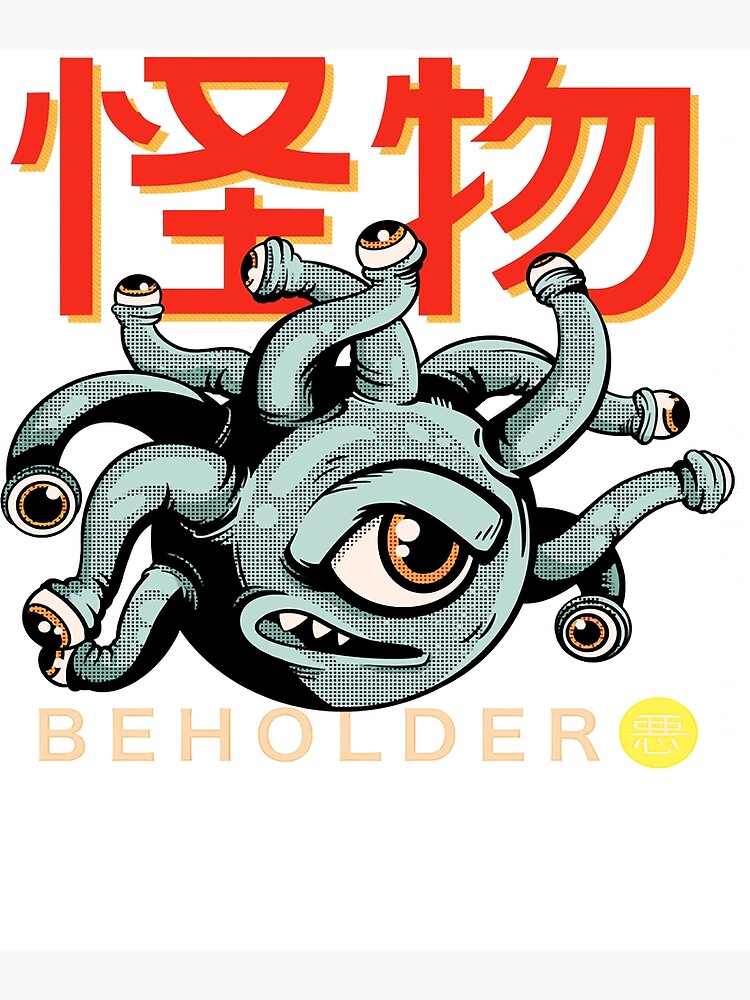 "Beholder AnimeManga" Poster for Sale by corieseaman422 | Redbubble