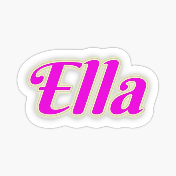 Ella Stickers | Redbubble
