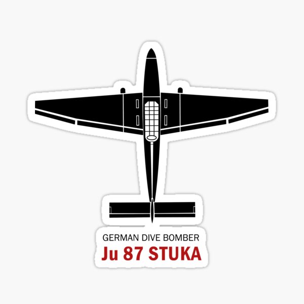 "WW2 Ju87 Stuka Identification" Sticker for Sale by rogue-design ...
