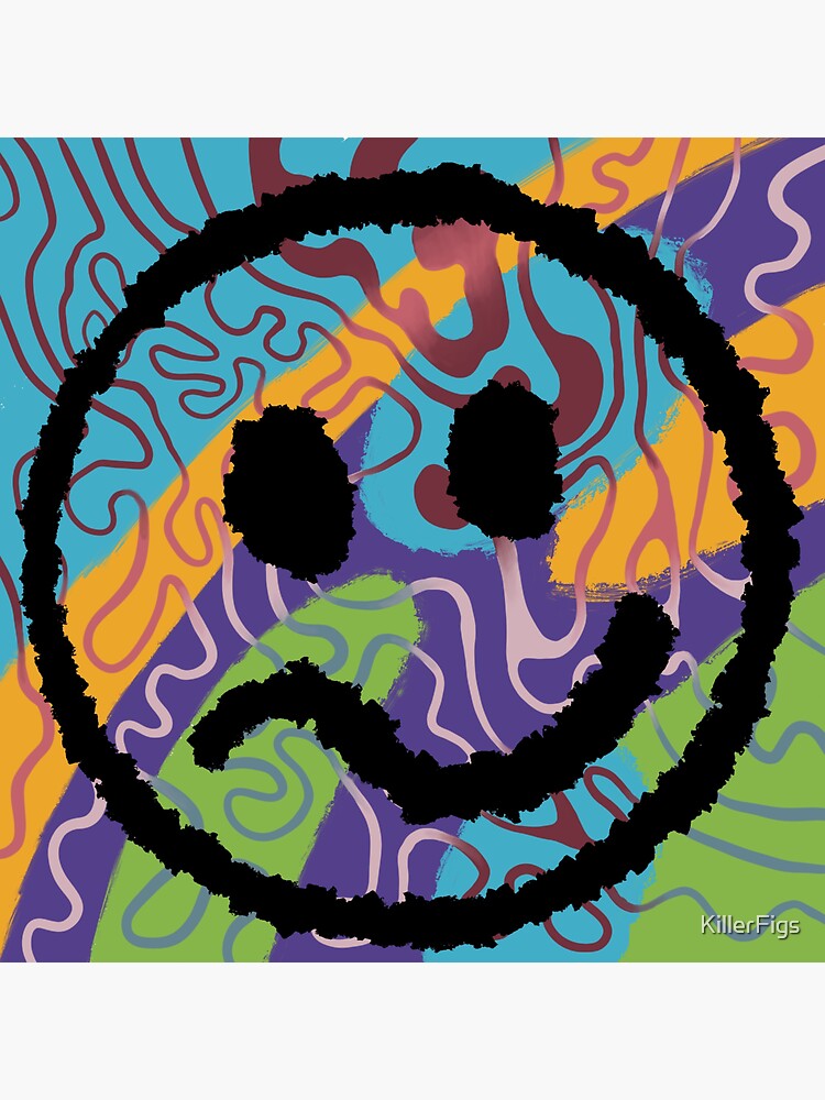"Killer wonky smile" Sticker for Sale by KillerFigs | Redbubble