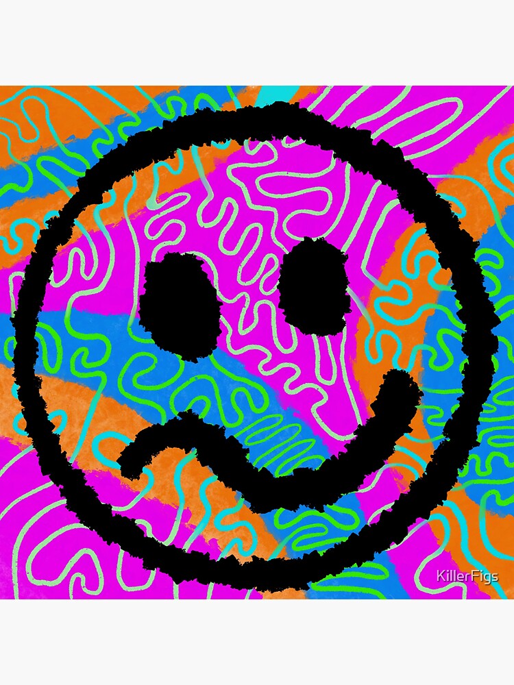 "Killer wonky smile" Sticker for Sale by KillerFigs | Redbubble