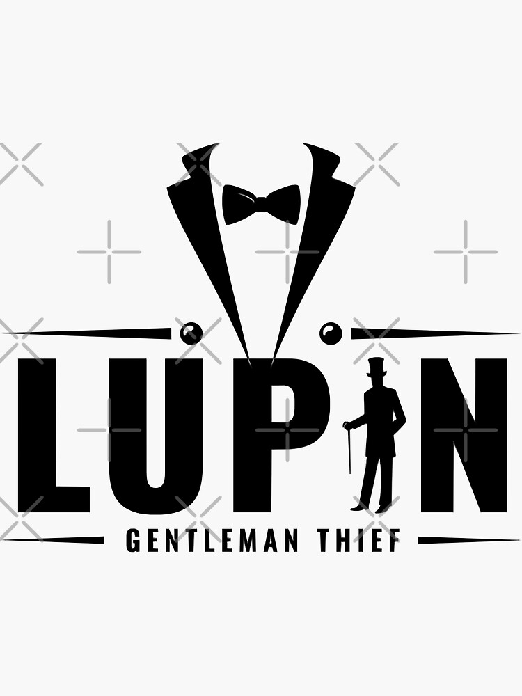 "Lupin logo" Sticker for Sale by JonesLoriAlesia | Redbubble