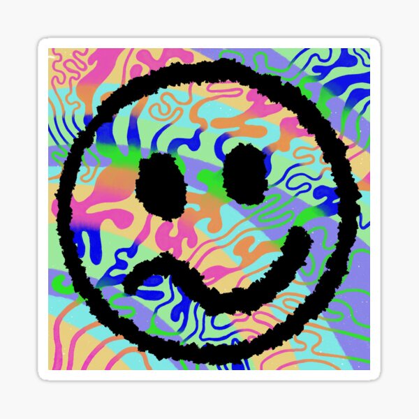 "Killer wonky smile" Sticker for Sale by KillerFigs | Redbubble