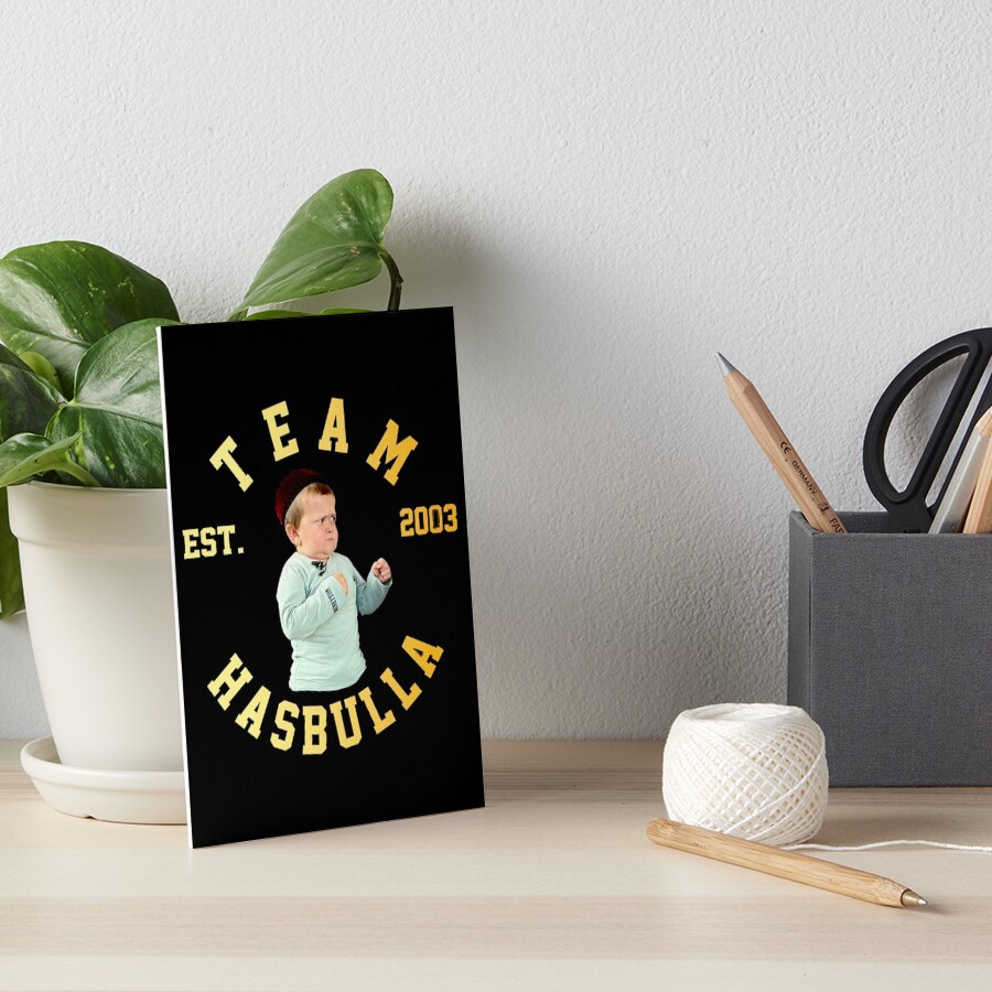 "team Hasbulla" Art Board Print for Sale by misthydtore | Redbubble